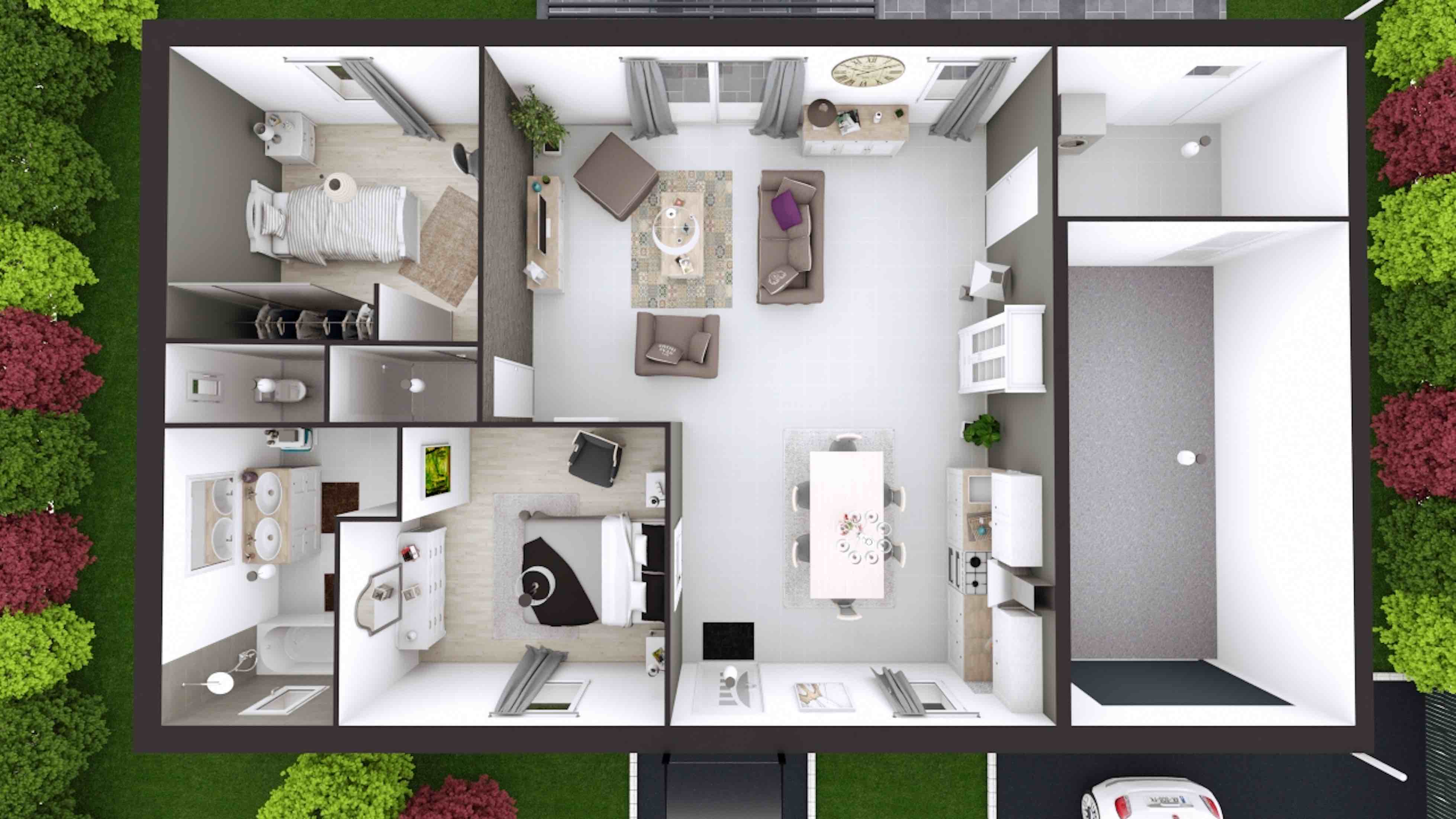 Plan De Maison Design Moderne ~ Maison Maison Design Plan De Maison Design Moderne ~ Maison Maison Design